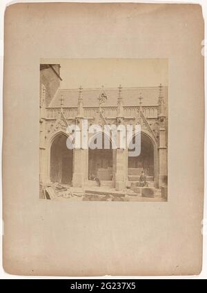 Restoration of the monastery situation of the Domkerk in Utrecht Stock ...