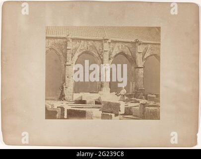 Restoration of the monastery situation of the Domkerk in Utrecht Stock ...