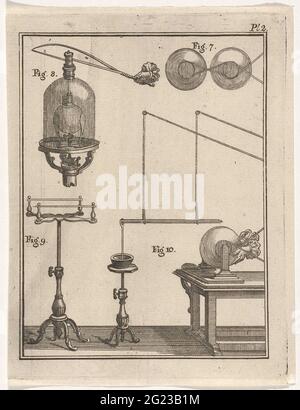 Physics instruments. Display of physics research instruments, with ...