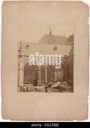 Restoration of the monastery situation of the Domkerk in Utrecht Stock ...