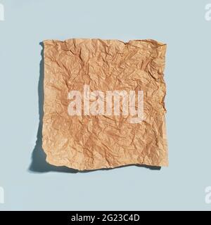 The texture of crumpled craft paper Stock Photo - Alamy