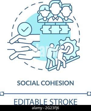 Social cohesion concept icon Stock Vector Image & Art - Alamy