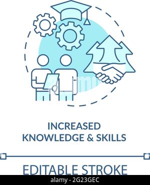 Increased knowledge and skills concept icon Stock Vector Image & Art ...