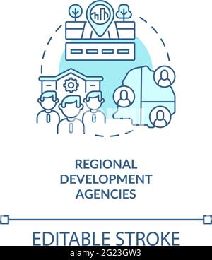Regional development agencies concept icon Stock Vector Image & Art - Alamy