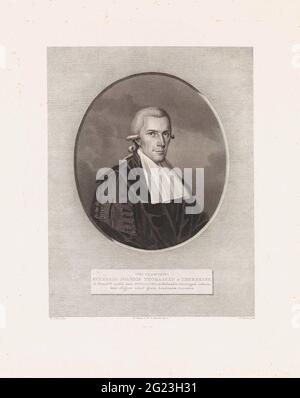 Portrait of professor Evert Jan Thomassen a Thuessink, Carel Frederik ...