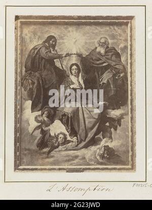 Photo production of a painting by Velázquez, representing a portrait of ...