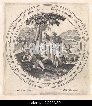 Eva's creation. God creates EVA from the RIB of the lying Adam Stock ...