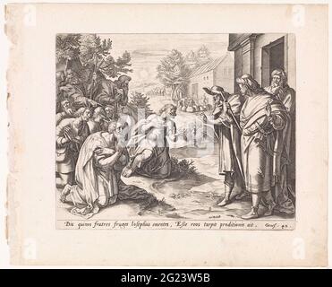 Joseph's brothers with Benjamin for Joseph; History of Joseph ...