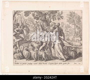 Jacob meets Rachel at the source Stock Photo - Alamy