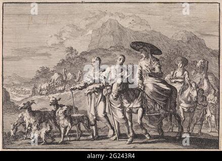 Jacob flight for Laban Stock Photo - Alamy