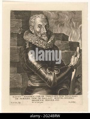 . Portrait of Johannes' t Serclaes, Count of Tilly, in half. In his ...