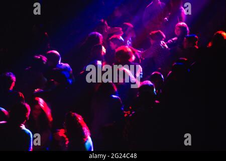 People dancing at the Rocket Club, Holloway Road. The club's Saturday ...