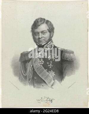 Vice admiral Julius Constantijn Rijk 1784-1854 by Izaal Schouman 1849 ...