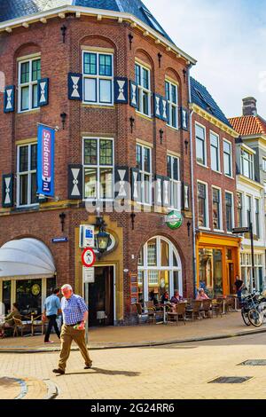 Groningen Netherlands 18. June 2013 Cityscape Panorama buildings ...
