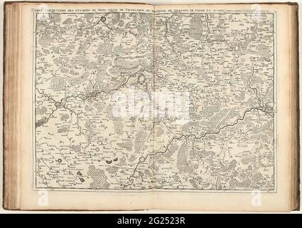 Map of Hainaut and Northern France, 1706, 1706 Map of Hainaut and ...