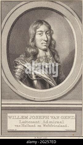 Portrait of Willem Joseph Baron van Ghent (1626-72), vice-admiral ...