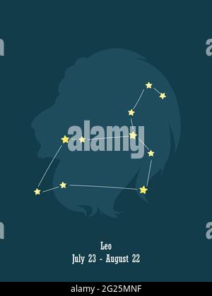Vector illustration of leo greek zodiac sign symbol Stock Vector Image ...