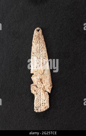 Prehistoric objects, sculptures and engravings from France Stock Photo ...