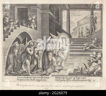 Peter is released from prison by the angel Acts of the apostles (series ...