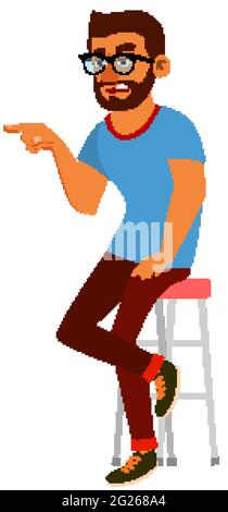 cartoon man accusing Stock Vector Image & Art - Alamy