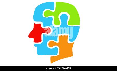 ideal animation for down syndrome themes Stock Photo - Alamy