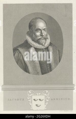 Portrait of Jacobus Arminius. Portrait of Jacobus Arminius, theologian ...