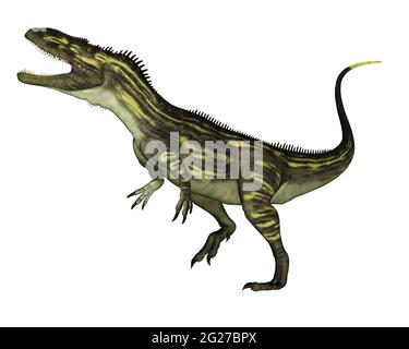 Torvosaurus tanneri, a prehistoric era dinosaur from the Late Jurassic ...