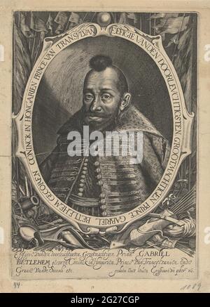 Portrait of Gabriel Bethlen, Prince of Transylvania, Aegidius Sadeler ...