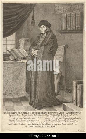 Erasmus. Full name Desiderius Erasmus Roterodamus, 1466 - 1536, aka ...