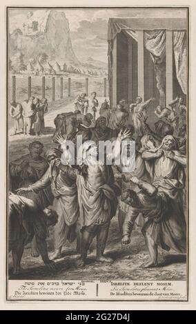 Mourning complaint of the Israelites. The Israelites mourn the death of ...