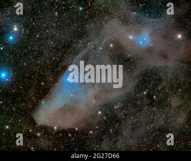 Blue horsehead nebula Stock Photo - Alamy