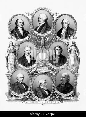 The Chief Justices of the United States Stock Photo - Alamy