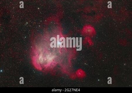 Astrophotography - Running Chicken - Bok Globules IC 2944, also known ...