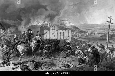 Sherman's march to the sea - General William Sherman marching to the ...