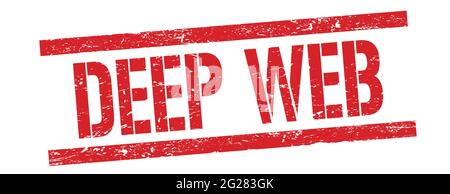 DEEP WEB text on red round grungy texture stamp Stock Photo - Alamy