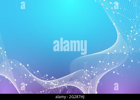 Expansion of life. Colorful explosion background with connected line ...