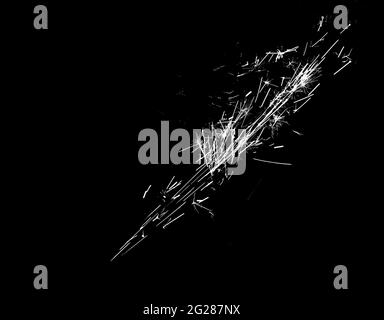 fireworks color light illustration isolated on black background Stock ...