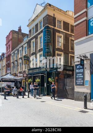 Strutton Ground street market in Westminster London Stock Photo - Alamy