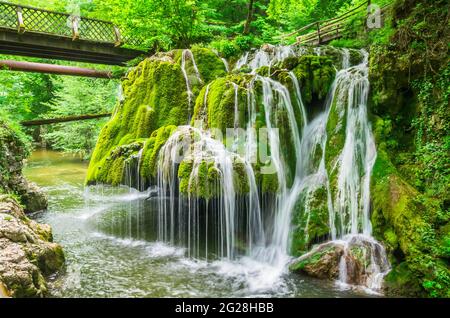 Bigar waterfall on Minis River, Romania. One of the most beautiful ...