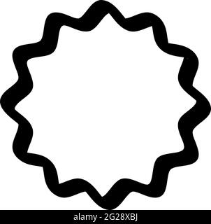 Starburst, sunburst price tag, label. Empty, blank price flash for ...