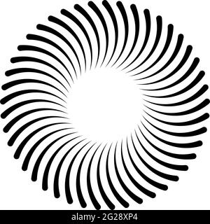 Abstract spiral, swirl and twirl. Voilute, helix, cochlear element ...