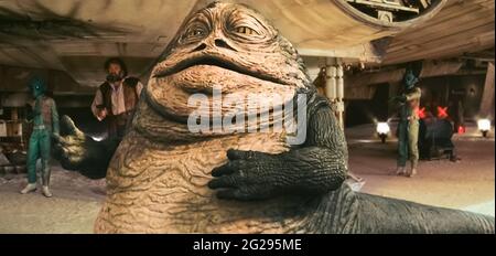 USA. Jabba Desilijic Tiure in a scene from the (C)Twentieth Century Fox ...