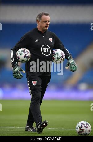 Wales goalkeeper coach Tony Roberts during the 2022 FIFA World Cup ...