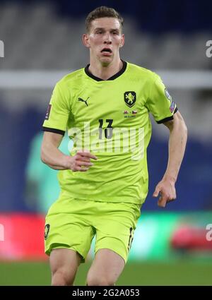 Czech Republic's Lukas Provod during the UEFA Euro 2024 Group F match ...