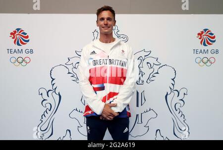 Great Britain's Chris Grube during the kitting out session for the ...