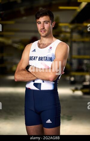 Sholto Carnegie during a Team GB kitting out session for Paris 2024 at ...