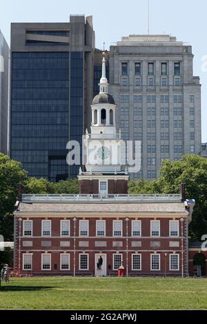 The Independence Hall at Independence National Historical Park ...