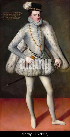 FRANCIS, DUKE OF ANJOU (1555-1584) Detail of a 1572 portrait Stock ...