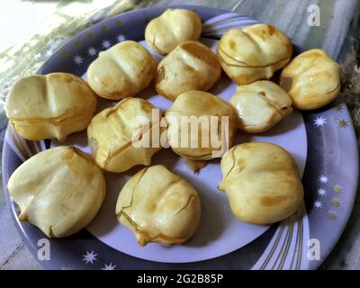 Fruits of borassus flabellifer commonly known as palmyra palm, wine ...