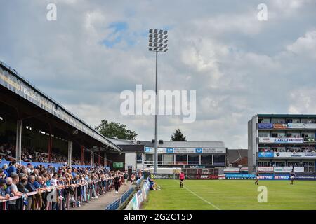Wakefield, England - 6 June 2021 -General view during the Rugby League ...